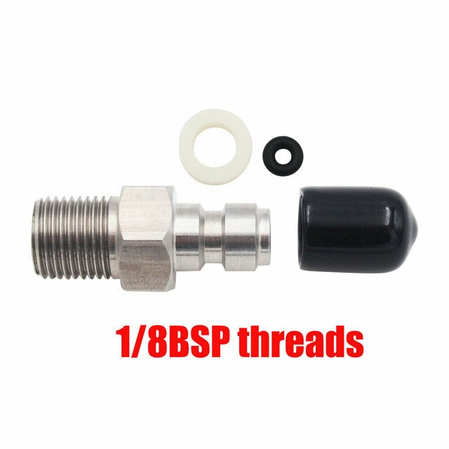PCP 8mm Male Quick Head Connection 1/8 NPT 1/8BSPP... – Vicedeal