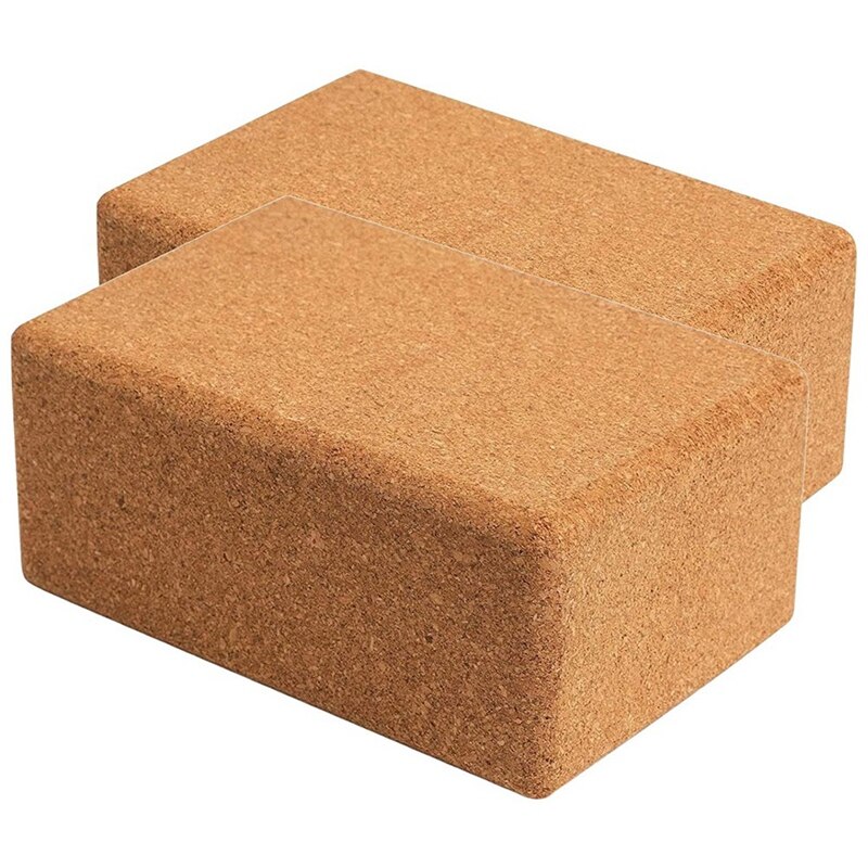 2 Stck dick Yoga Block Yoga Kork Block hoch-Dichte... – Grandado