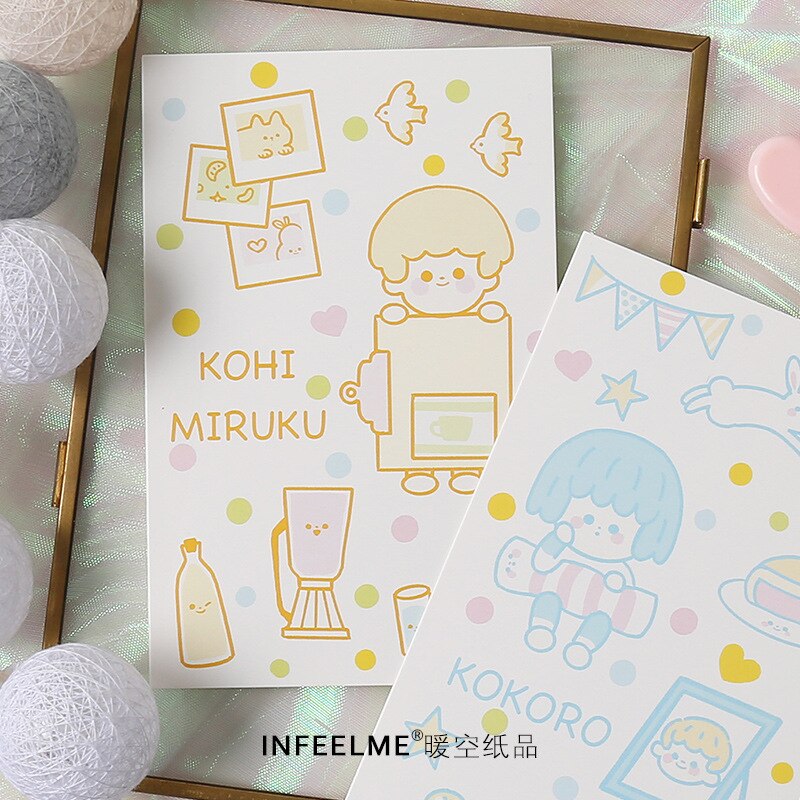 30 Sheets/Set Mooie Geest Meisje Papier Postkaart ... – Vicedeal