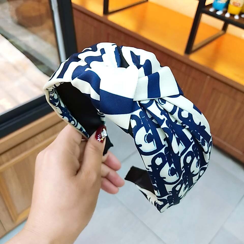 Mode Haaraccessoires Vrouwen Doek Brief Logo Midde... – Grandado