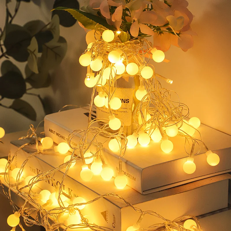 Fairy Lamp AA Battery Bubble Ball LED String Ball ... – Grandado