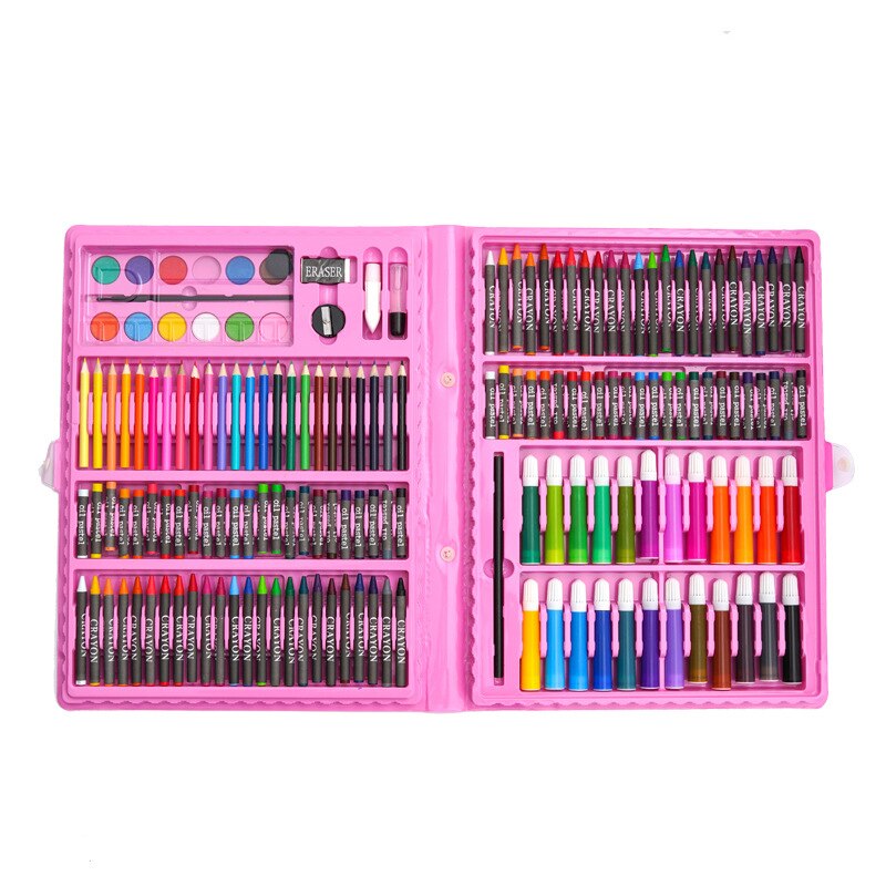 168PCS Paintbrush Children Crayons Student Waterco... – Vicedeal
