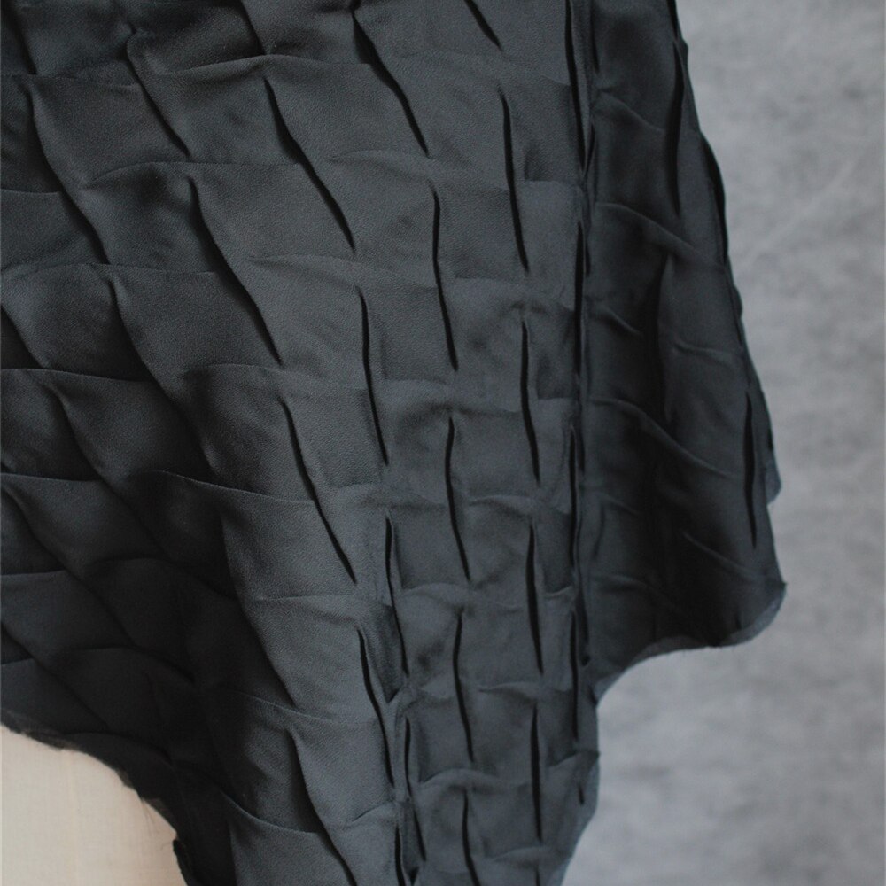 3d stereo Pleated Fabric Hand woven Chiffon fold D... – Vicedeal