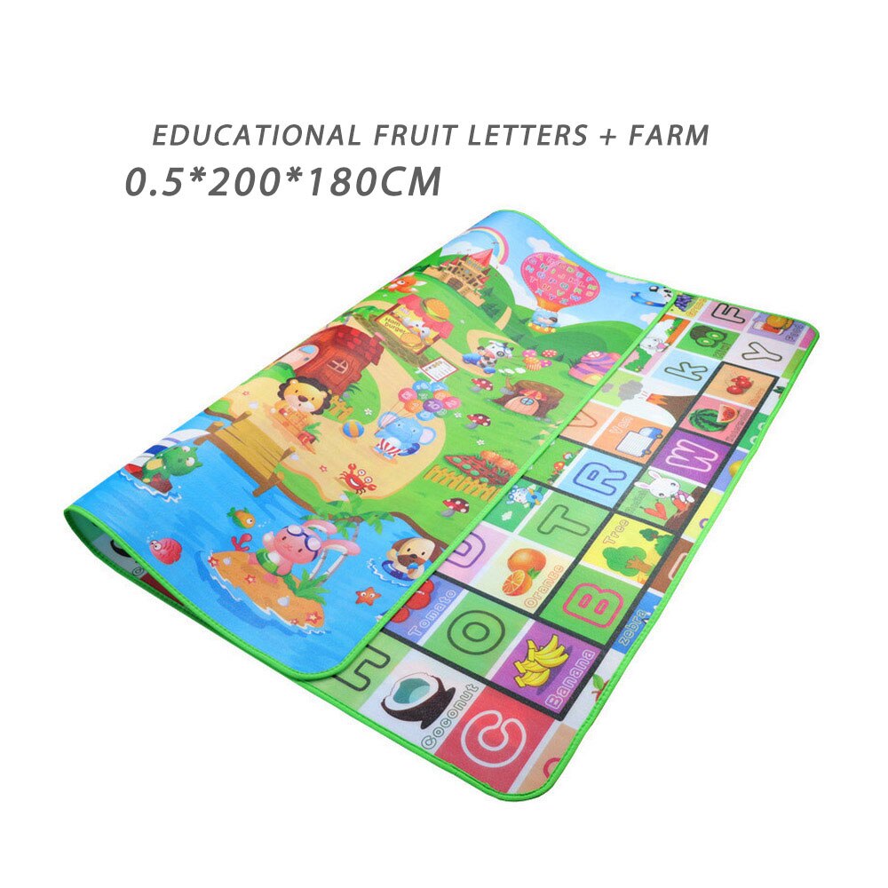 Crawling Mat Baby Play Mat Foldable Double Surface... – Vicedeal