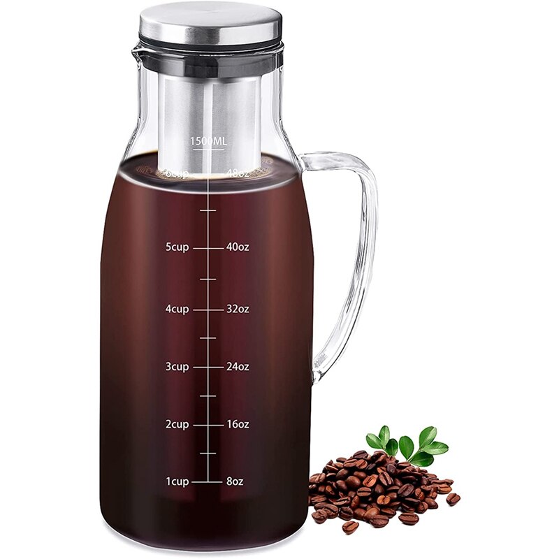 Cold Brew Coffee Maker, Iced Coffee Maker with Air... – Vicedeal