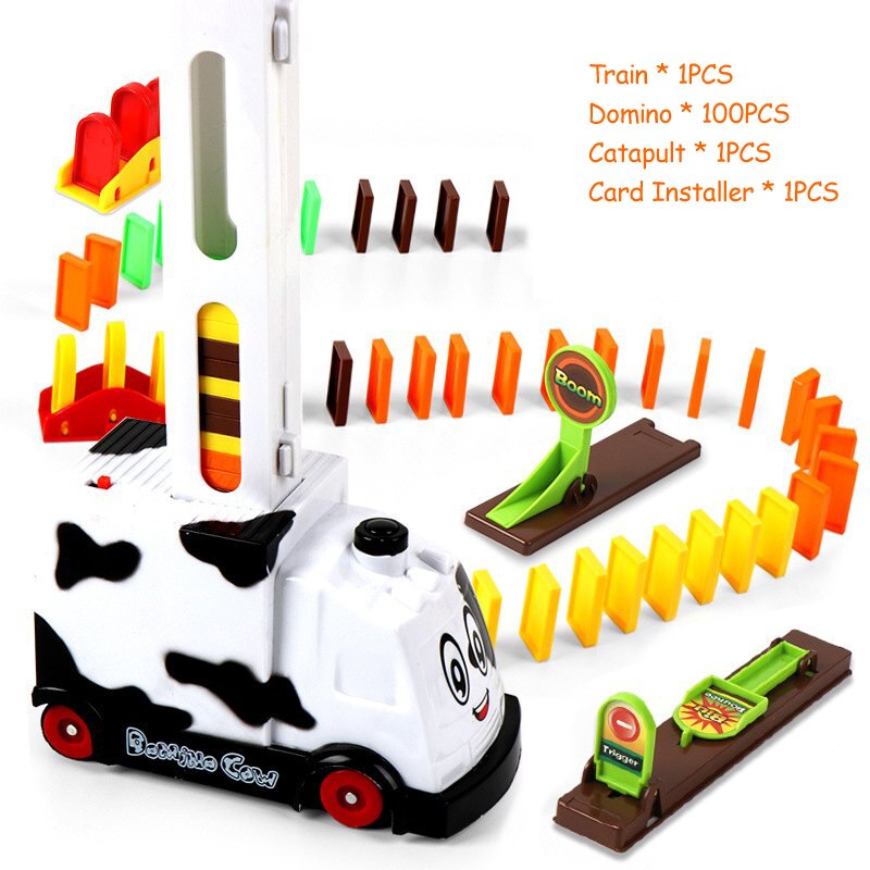 Domino Train Toy Set Rally Electric Train Model wi... – Vicedeal