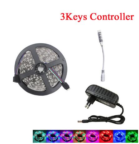 RGB LED Strip Light SMD 2835 5M Waterproof RGB Tap... – Grandado