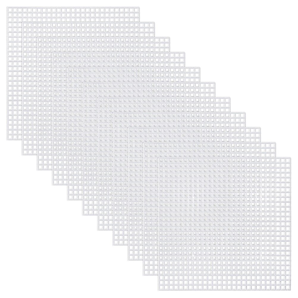 30Pcs 8X8Cm Vierkante Mesh Plastic Canvas Vellen K... – Grandado