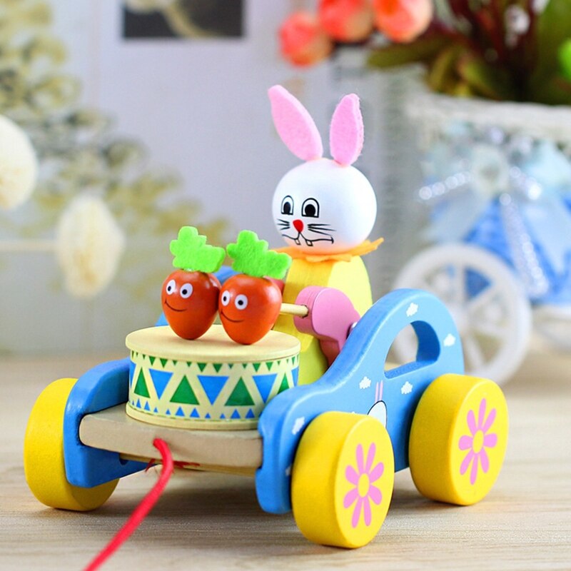 Mini Play Vehicle Pull Car Toy Wooden Push & G... – Vicedeal