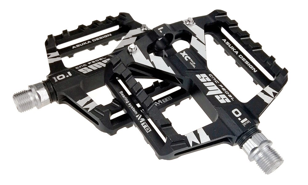 1 Pair Wide Platform Bike Pedals Big Foot Pedales ... – Vicedeal