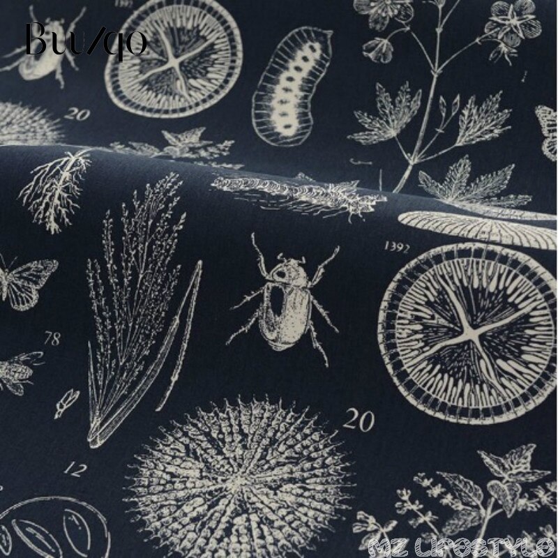 Retro vintage Upholstery cotton linen Fabric DIY c... – Grandado