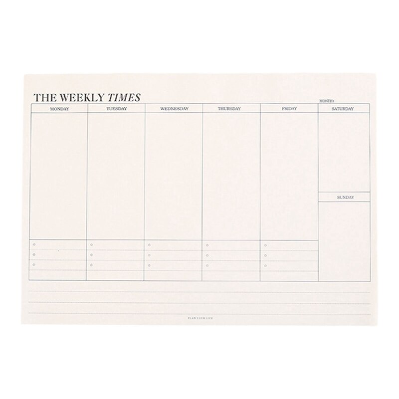 Inner Pages Planner Notebook Office Supplies Schoo... – Grandado