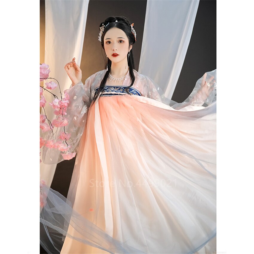 Hanfu Women Dress Chinese Traditional Clothing Fes... – Grandado