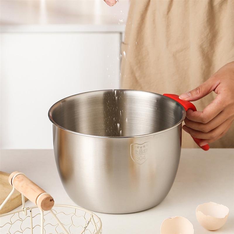 Tazón para mezclar huevos de acero inoxidable, Bol... – Grandado
