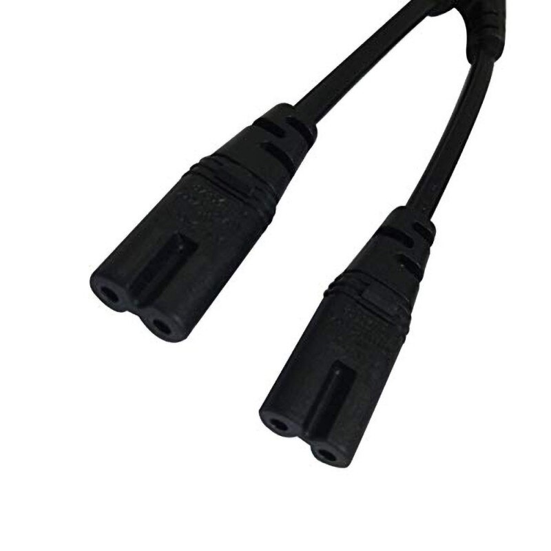 Power Supply Extension Cable Y Split Cable C8 Male... – Grandado