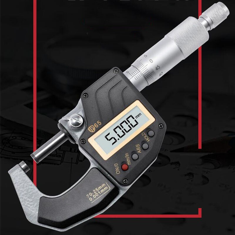 Electronic Digital Outer Diameter Micrometer 0-25m... – Grandado
