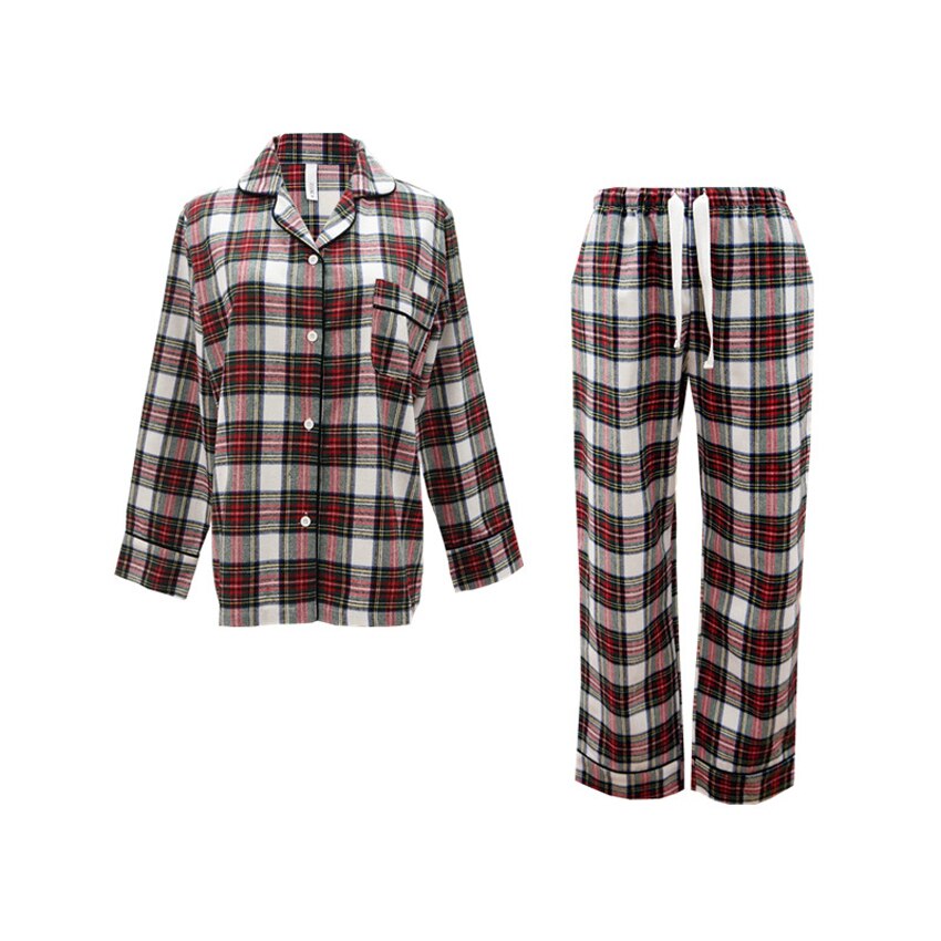 Scotland Plaid Tartan Sleepwear Set for Couple Men... – Grandado
