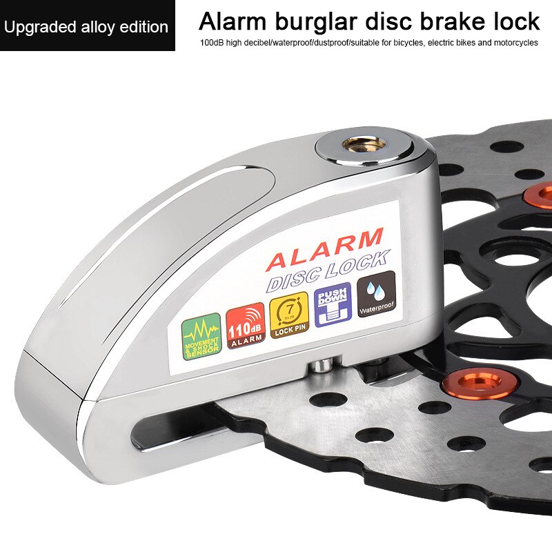 Alarm Schijfrem Slot Motorfiets Anti-Diefstal Slot... – Grandado