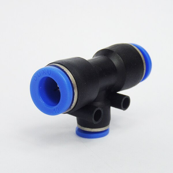 Pneumatic Quick Connector Fitting T type 3 Way Red... – Grandado
