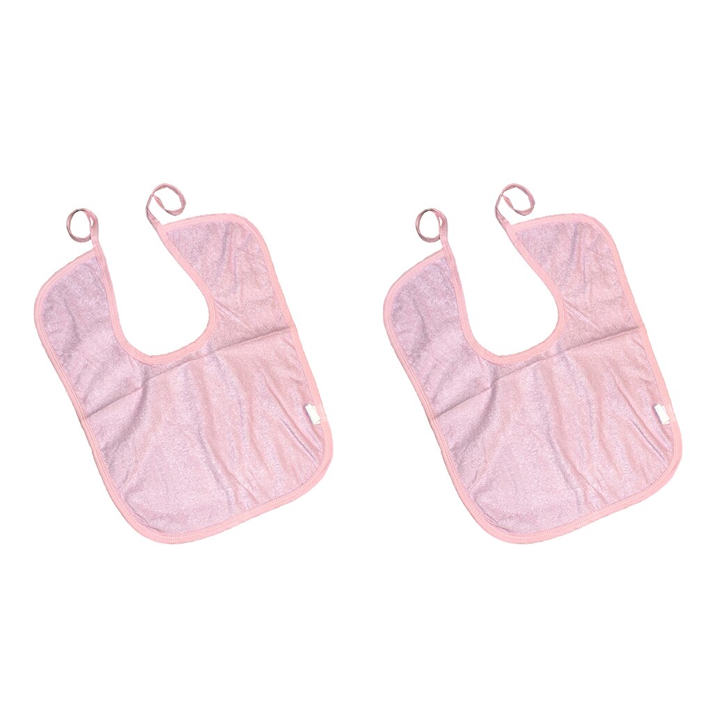 2 Pcs Short Adult Disability Bib Mealtime Cloth Pr... – Grandado