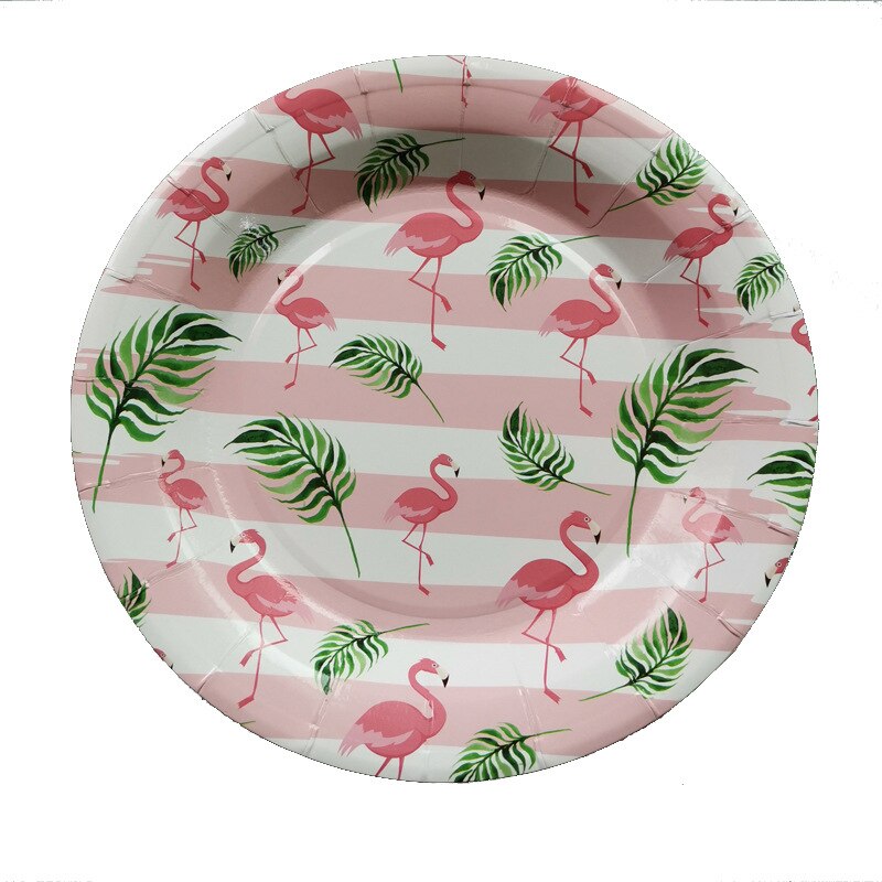 10pcs/Set 7inch Flamingo Fruits Cake BBQ Dish Disp... – Grandado