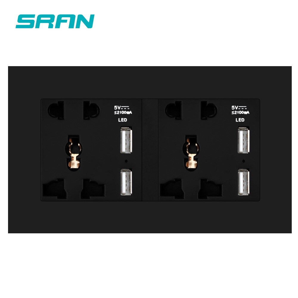 Sran Stopcontact Dubbele Universele 5 Hole Socket ... – Grandado