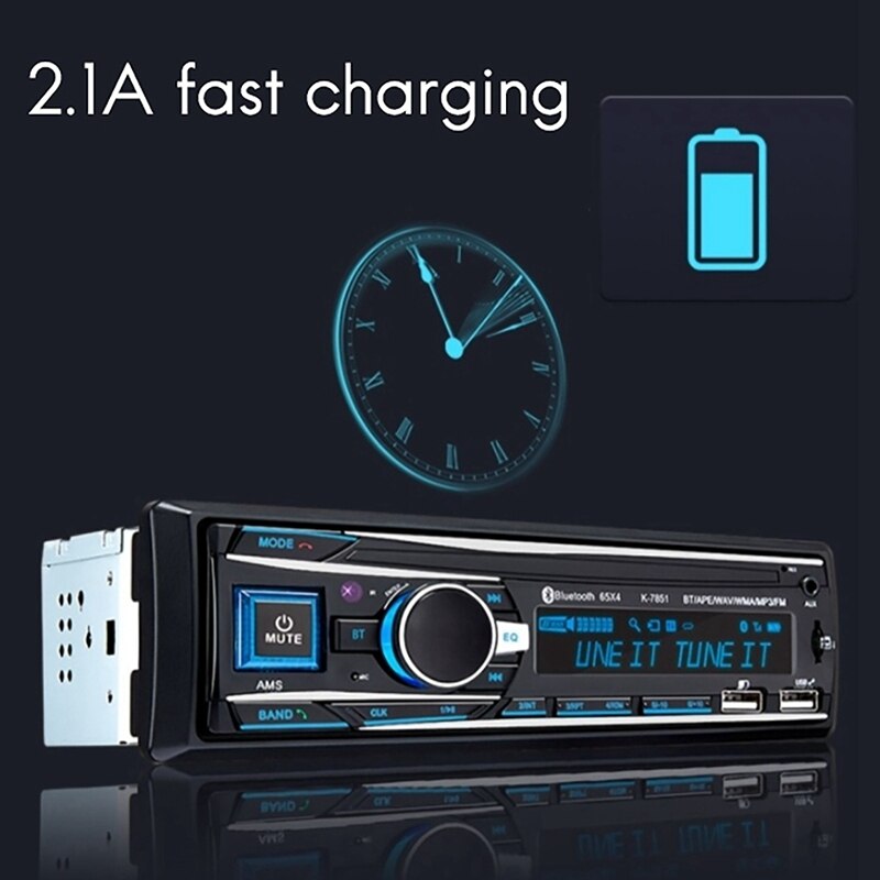 Car Radio 12V Bluetooth Car Stereo In-Dash 1 Din F... – Vicedeal