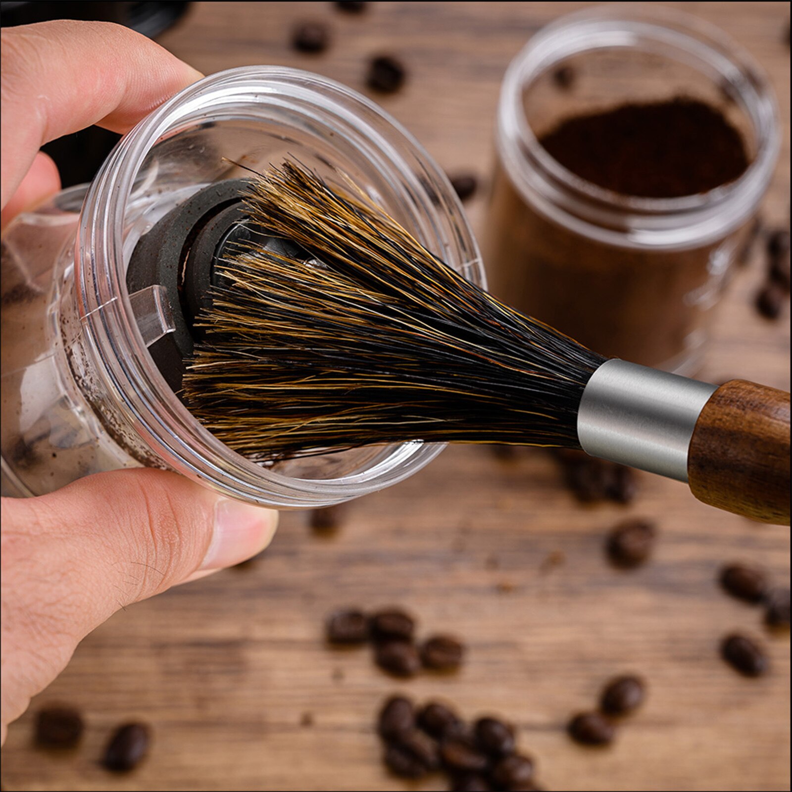 Coffee Grinder Cleaning Brush With Natural Bristle... – Vicedeal