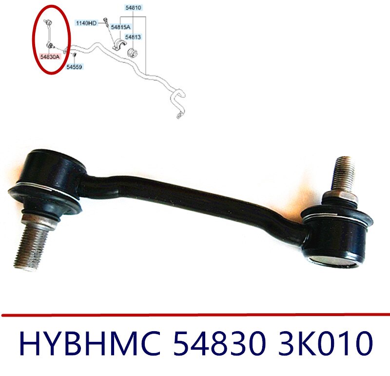 For stable balance bar in front of For Hyundai Son... – Vicedeal