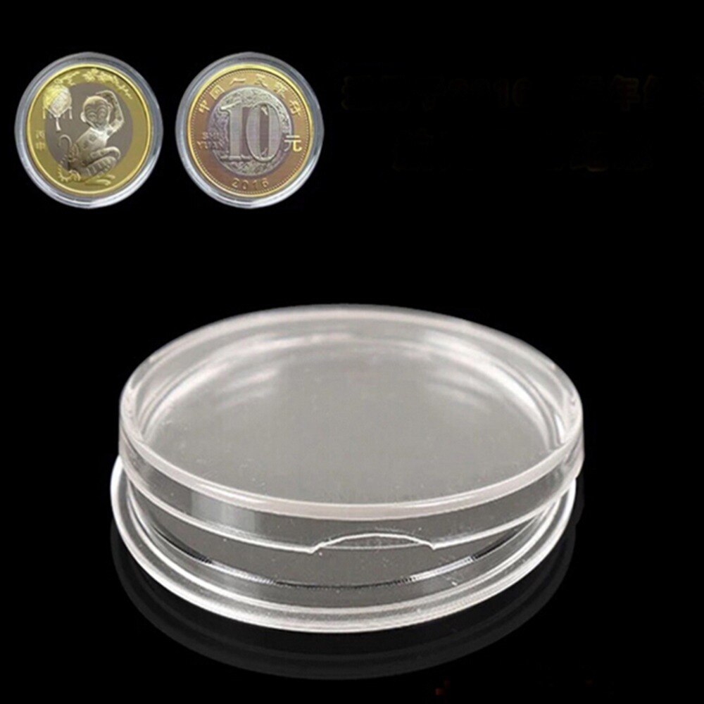 10Pcs/pack Clear Transparent Color Coin Box Boxed ... – Grandado