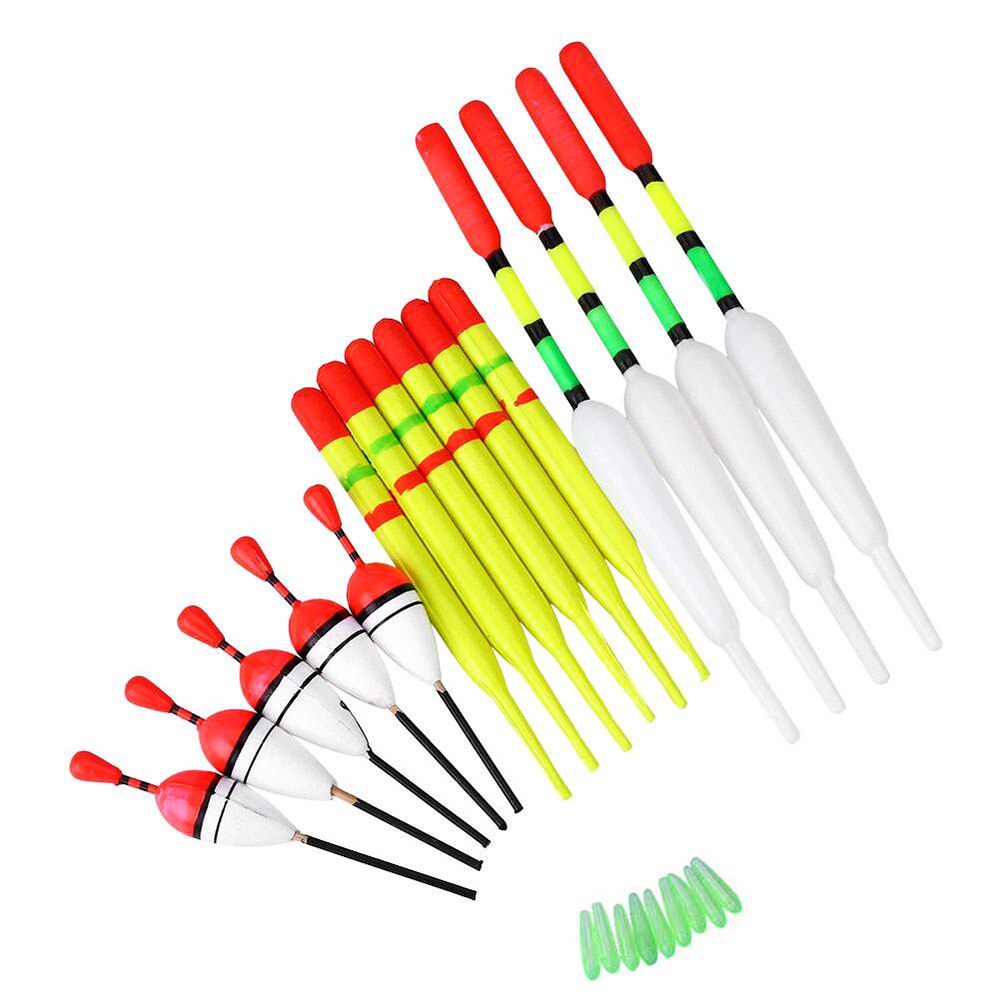 10 Pcs/15 pc Visdobbers Set Boei Bobber Vissen Lic... – Grandado