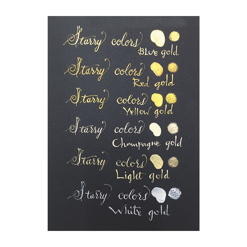 Starry Colors Solid Paints Metallic Gold Watercolo... – Vicedeal