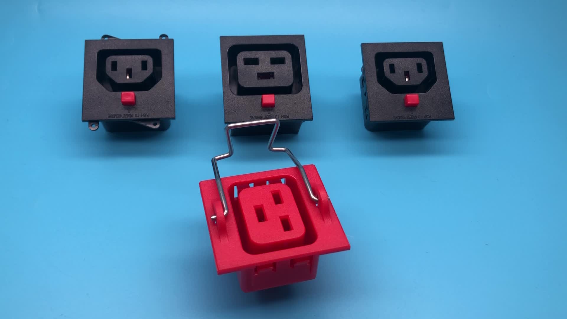 IEC60320 C19 PDU anti-tripping strap socket outlet – Grandado