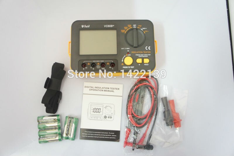 VICI VC60B+ Digital Insulation Resistance Tester M... – Vicedeal