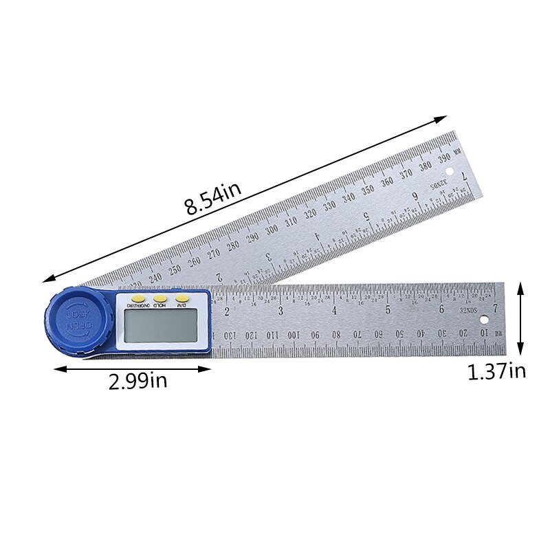 200mm Digital Protractor 360 Degree Angle Finder S... – Grandado