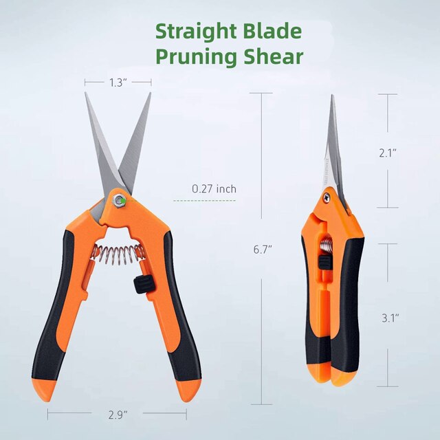 10pcs 6.5 Inch Gardening Hand Pruner Pruning Shear... – Vicedeal