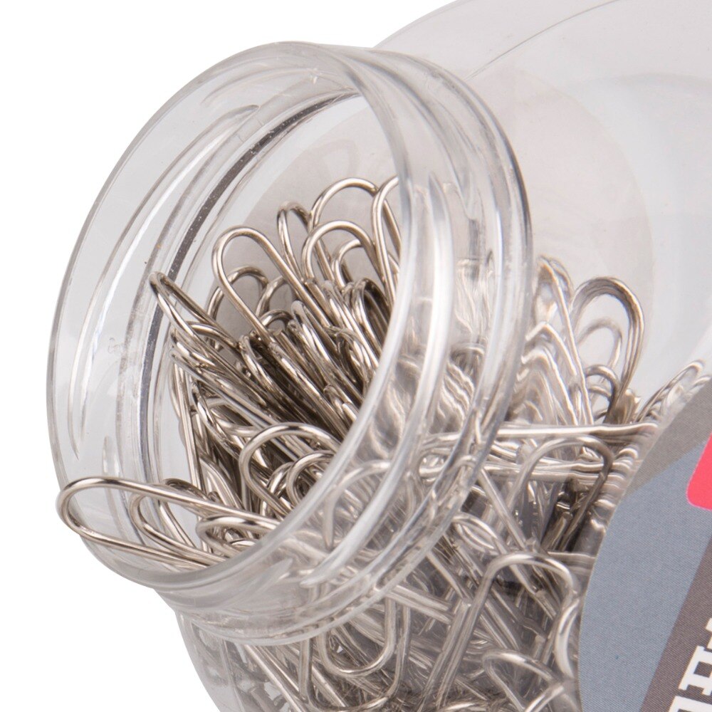 Deli 200 Pcs/barrel Zilveren ronde Paperclips Meta... – Grandado