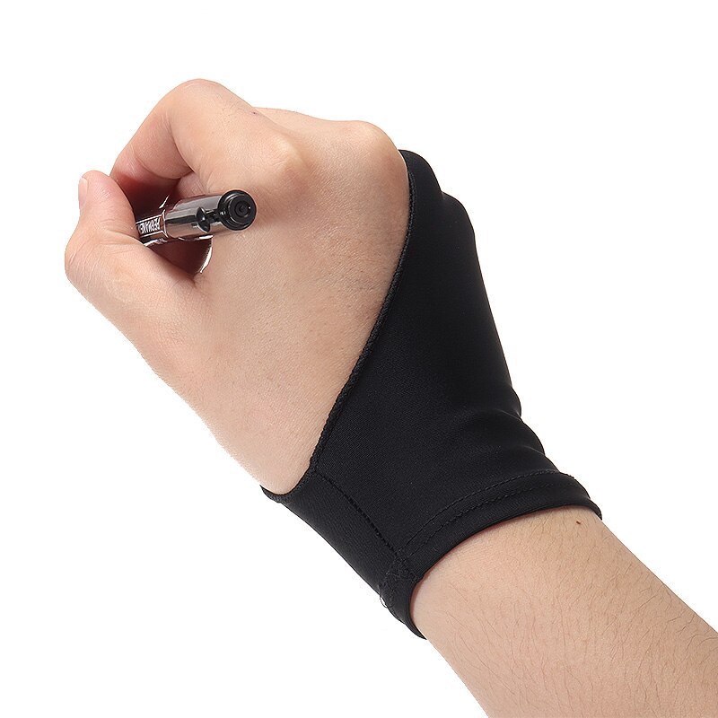 Black Two Finger Drawing Gloves Artist Graphics An... – Vicedeal