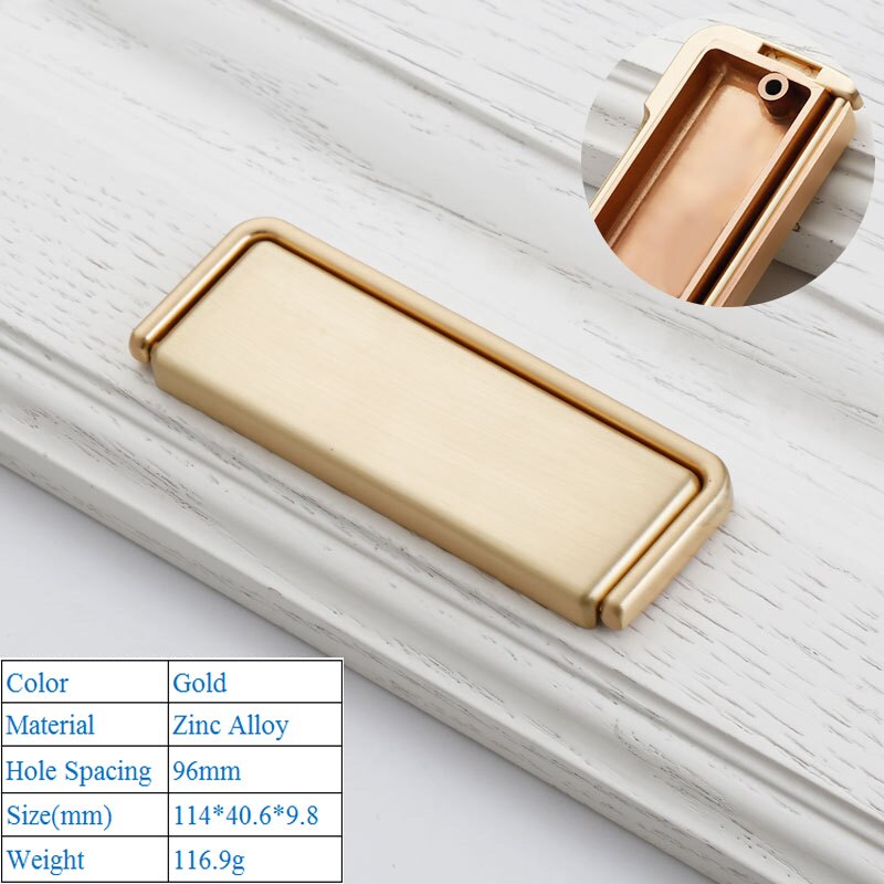 Modern Simple Drawer Wardrobe Door Handle Simple E... – Grandado