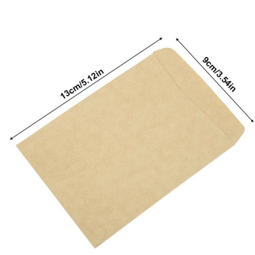 100 Pcs Mini Kraft Envelopes Bag For Plant Fruit K... – Grandado