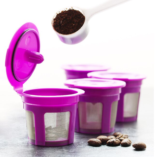 4 Pack Reusable K Cups for Keurig 2.0 Coffee Maker... – Grandado