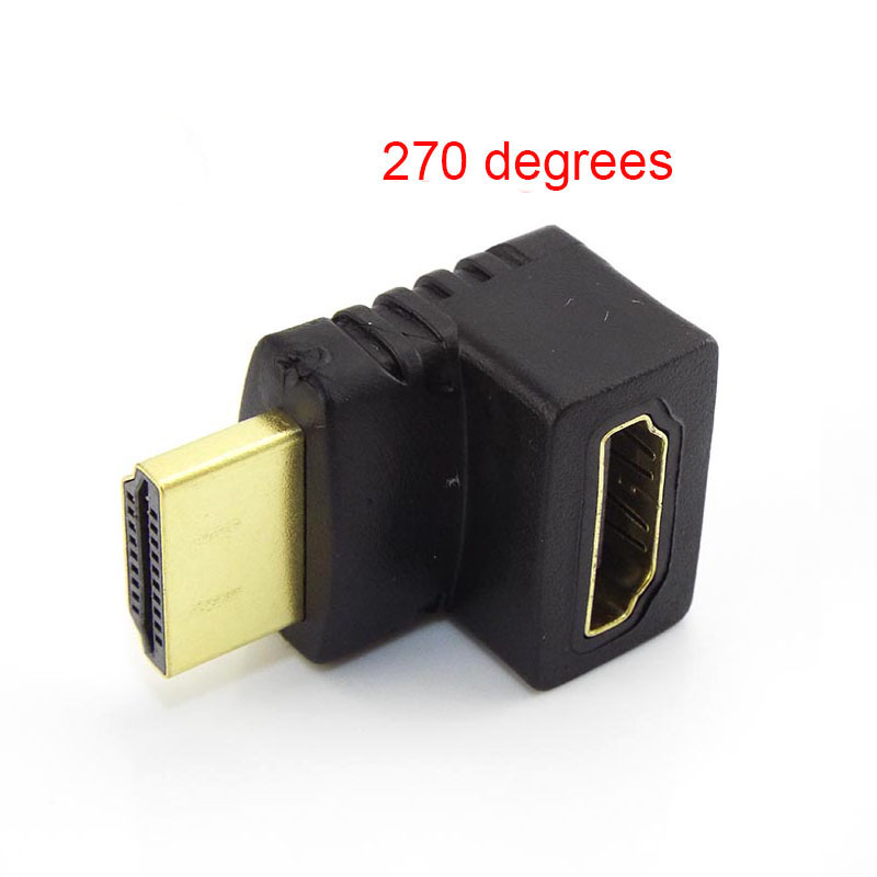 1/2/5 stk hdmi han til hdmi hun adapter 90 graders... – Grandado