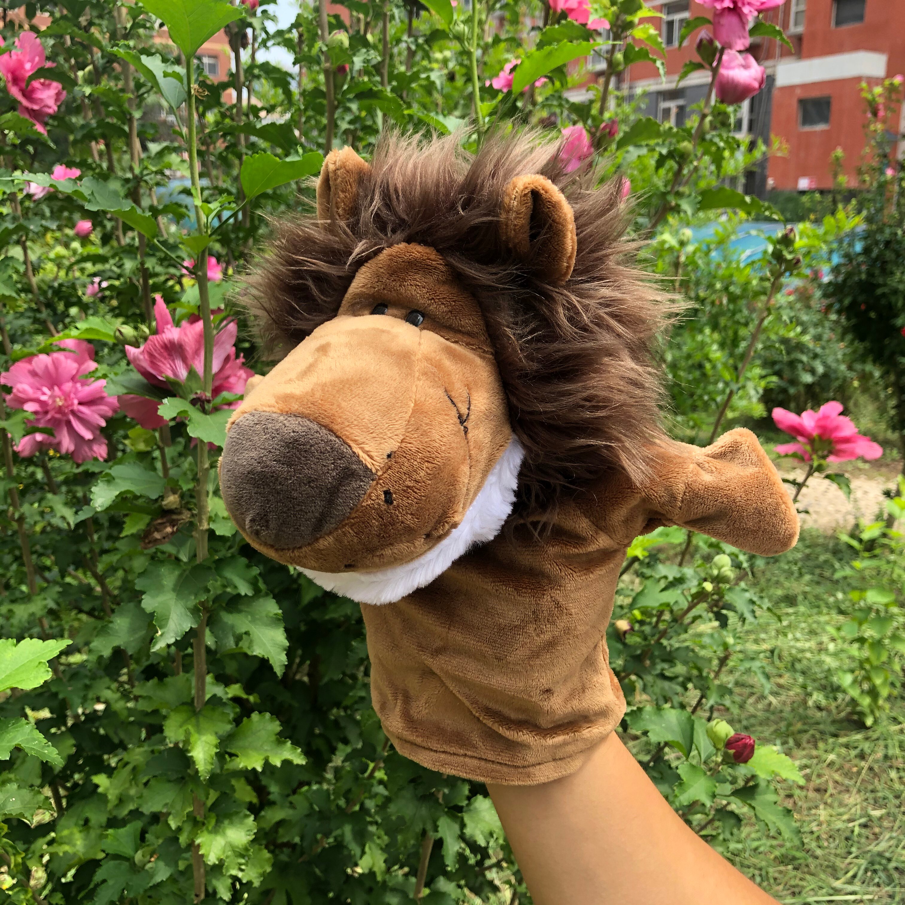 24cm Forest Animals cartoon animal hand puppet lio... – Grandado 24cm Forest Animals cartoon animal hand puppet lio... – Grandado