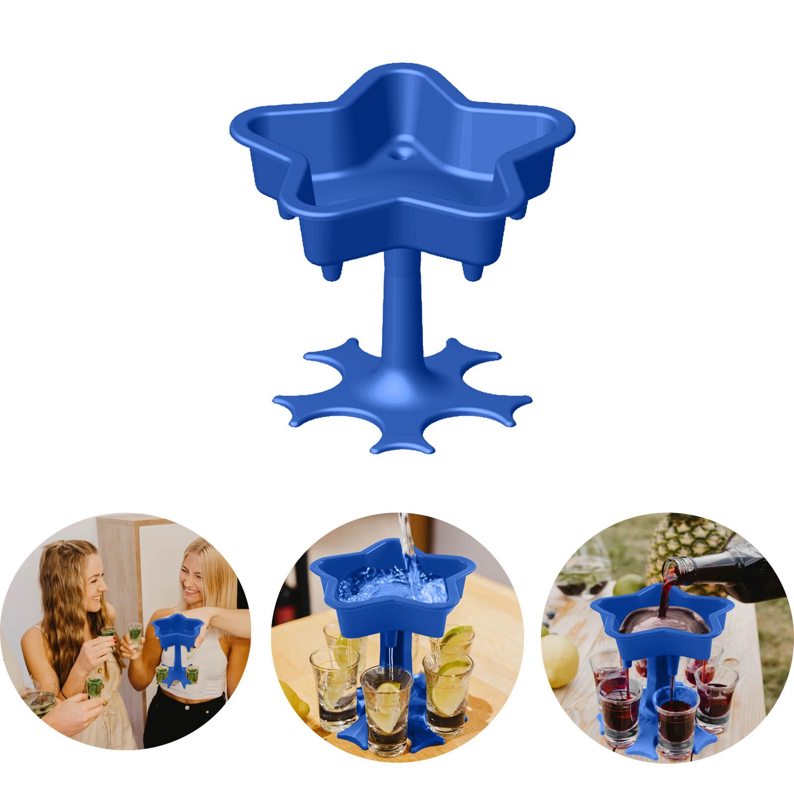 Wine Drinking Tools 5 Shot Glass Dispenser And Hol... – Grandado