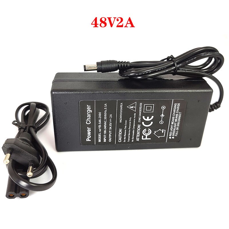 48V 2A battery charger Output 54.6V 2A Charger Inp... – Grandado