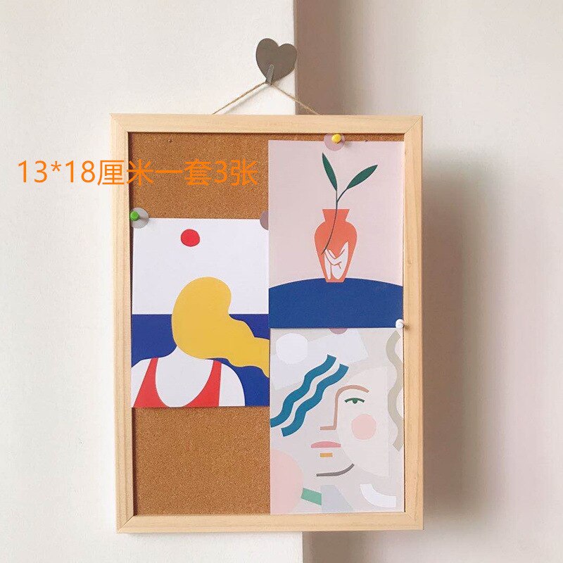 Ins Simple Style Abstract Art Decorative Card 3 Sh... – Grandado