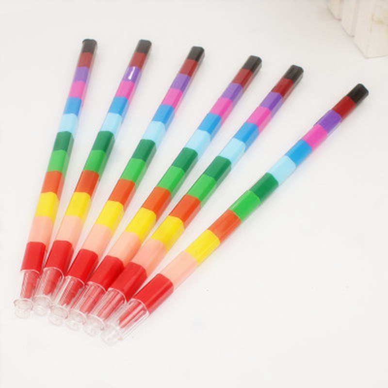 12 Colors Baby Drawing Crayons Colorful Oil Paint ... – Vicedeal