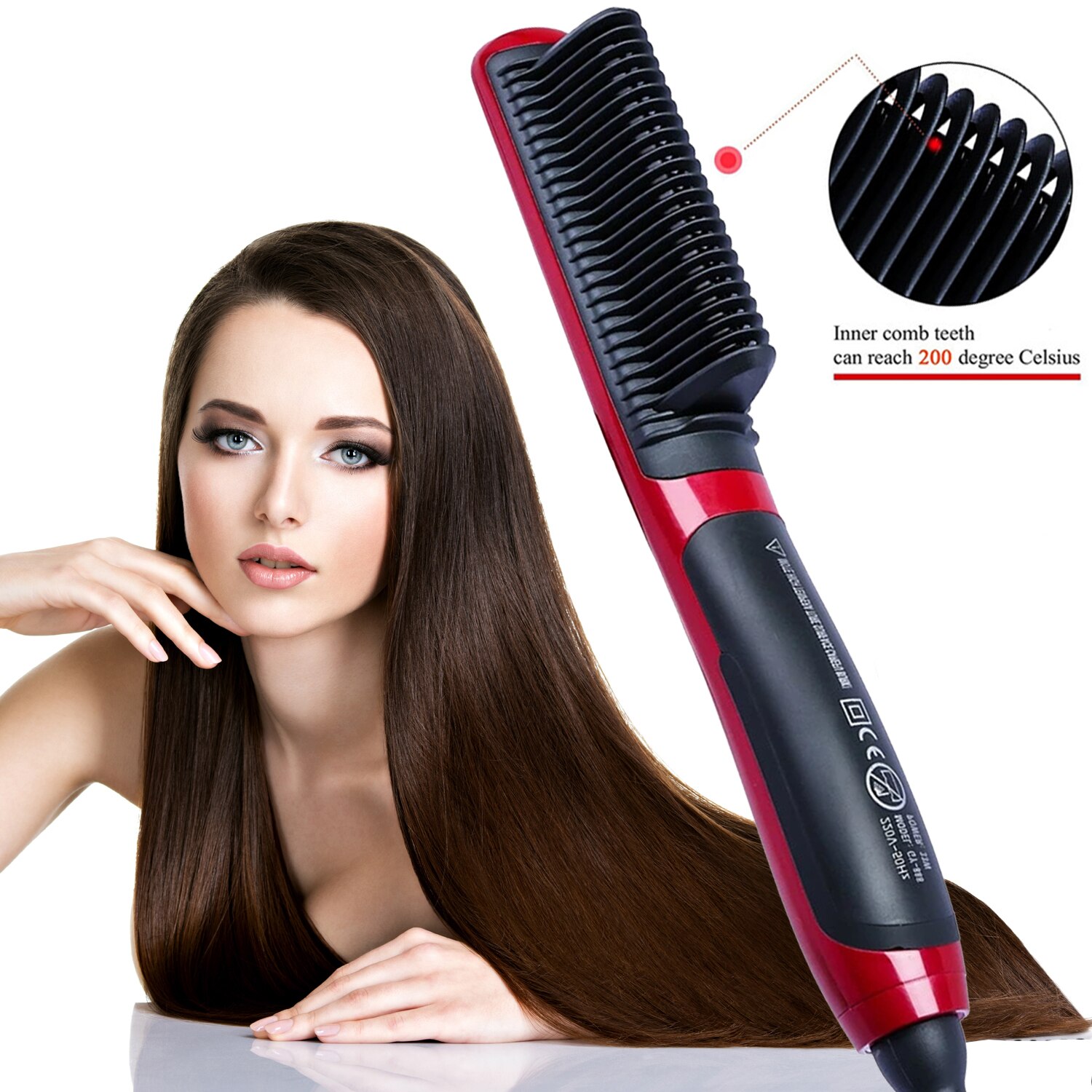 Hair Straightener 2 In 1 Curling Iron 2-Way Rotati... – Grandado