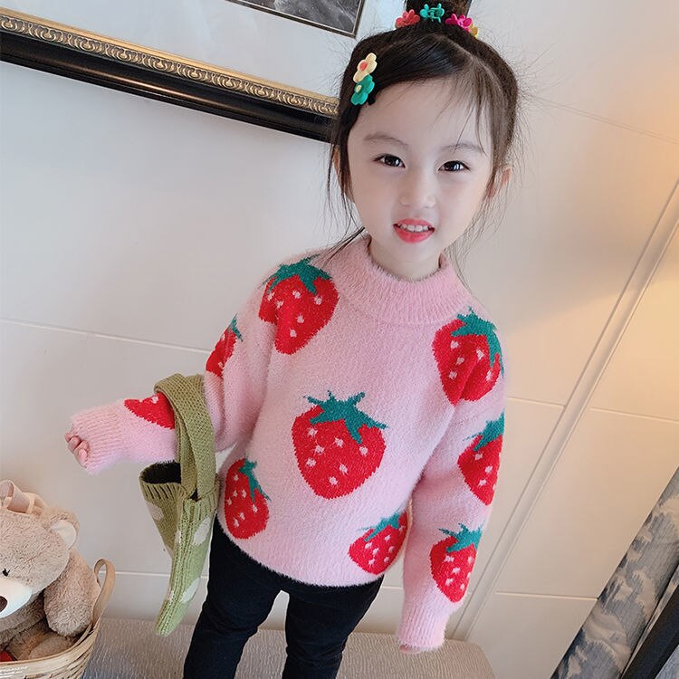 Ins baby pige sweater 2-7 år gammel efterår og vin... – Grandado