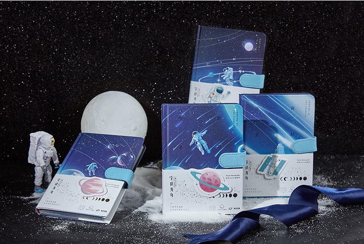 "Light Year" Hard Cover Diary Cute Universe Journa... – Grandado